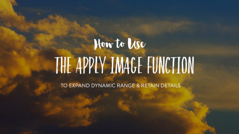 How to Use Apply Image Function to Expand Dynamic Range While Retaining ...