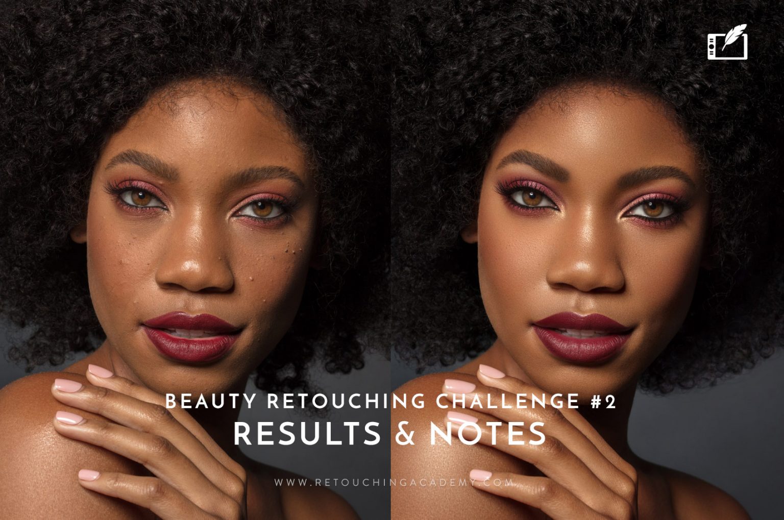 Challenge #2 Results Overview - Retouching Academy