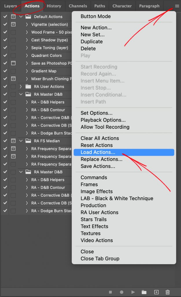 How to Install Actions in Photoshop - Retouching Academy