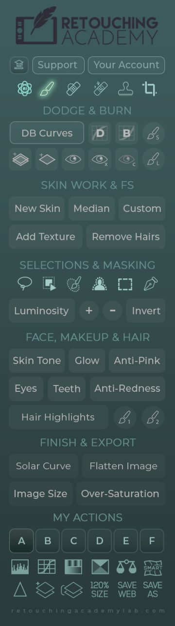 Skin Work & Frequency Separation Section on the latest Beauty Retouch ...